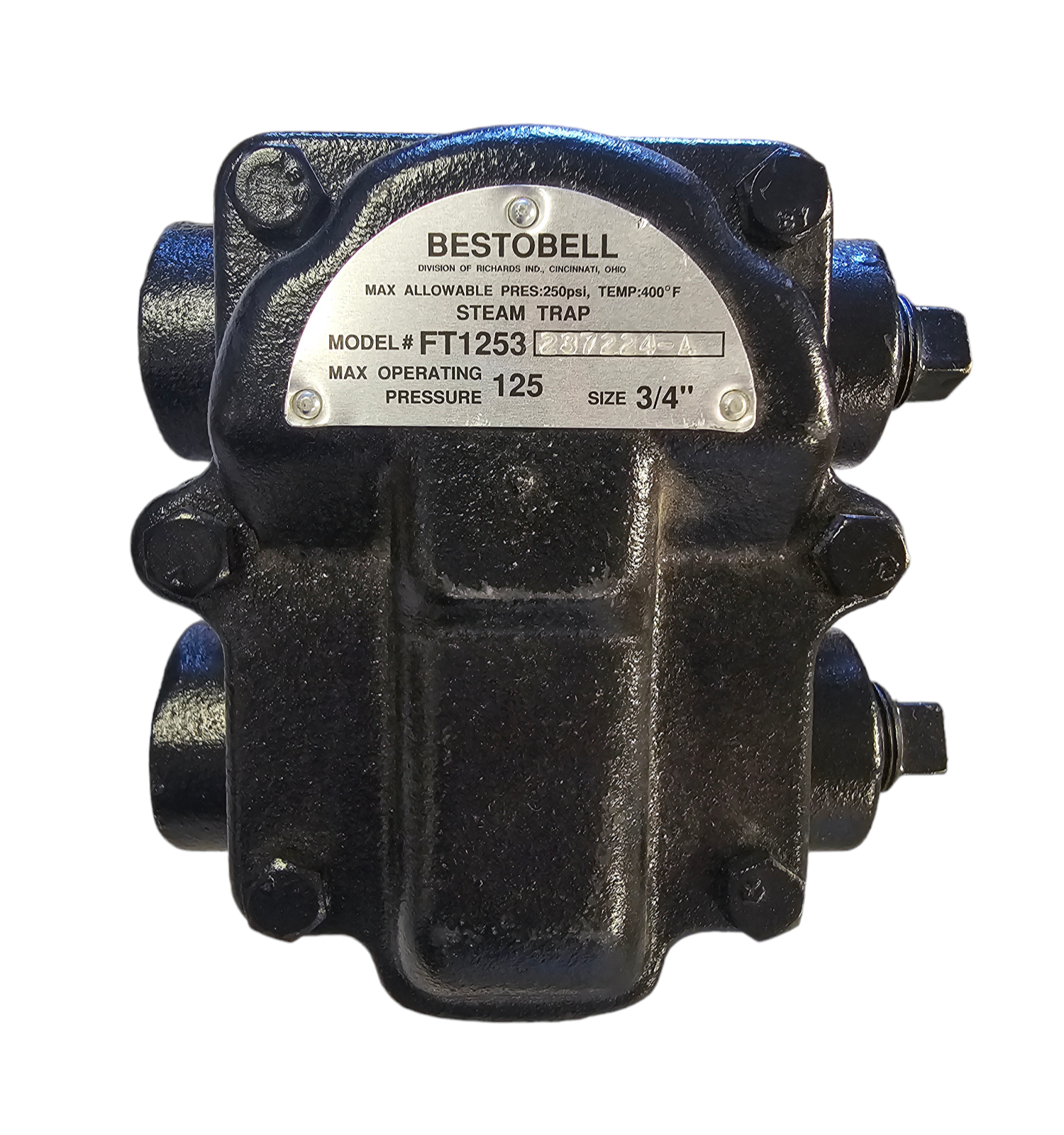 Bestobell Float and Thermostatic Steam Trap FT1253 .75 NPT ...